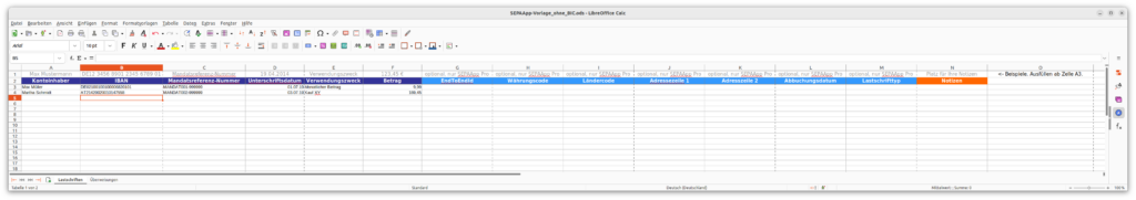 Anleitung – SEPAApp